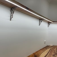 PAIR of TABLE LEAF Swivel Brackets Folding Fold Down Drop Worktop Shelf ...