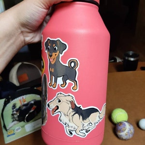 Boxer Dog Sticker Chibi Puppy Dog Vinyl Hand Drawn - Etsy