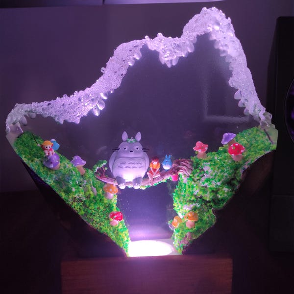 Nuclear Explosion Bomb Diorama, Model LIGHT Night Lamp Nuke Fallout ...