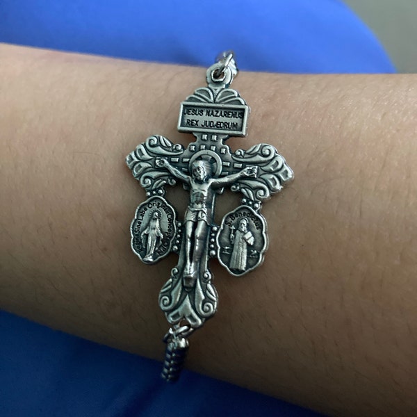 Pardon Crucifix Chain Bracelet, Confirmation Gift for Boys Girls ...