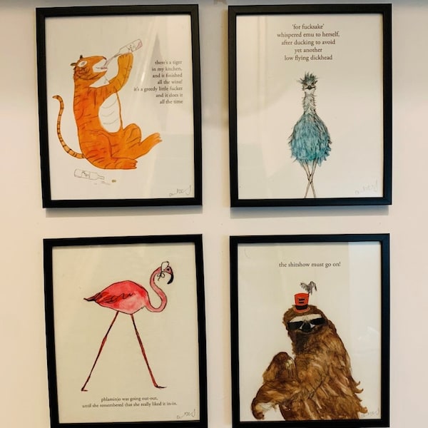 Emu - Signed Print by Zeppelinmoon - Etsy