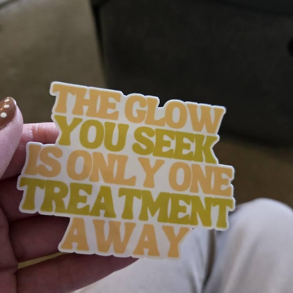 Be Good to Your Skin Smiley Face Sticker, Esthetician Gift, Skin Care ...