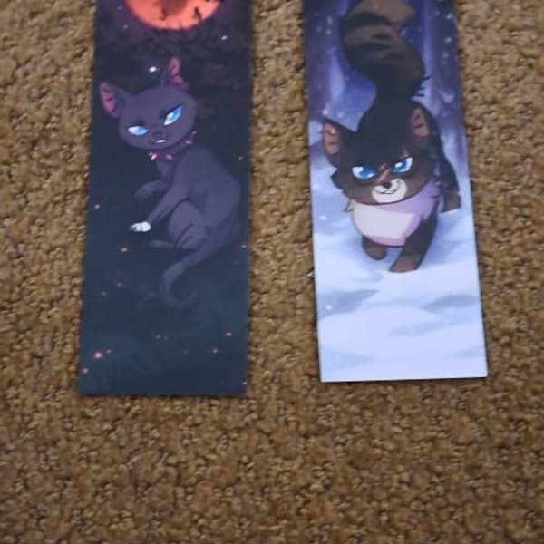 Villain Cats Bookmark Set I - Warrior Cats - Cat Bookmark Printed on ...