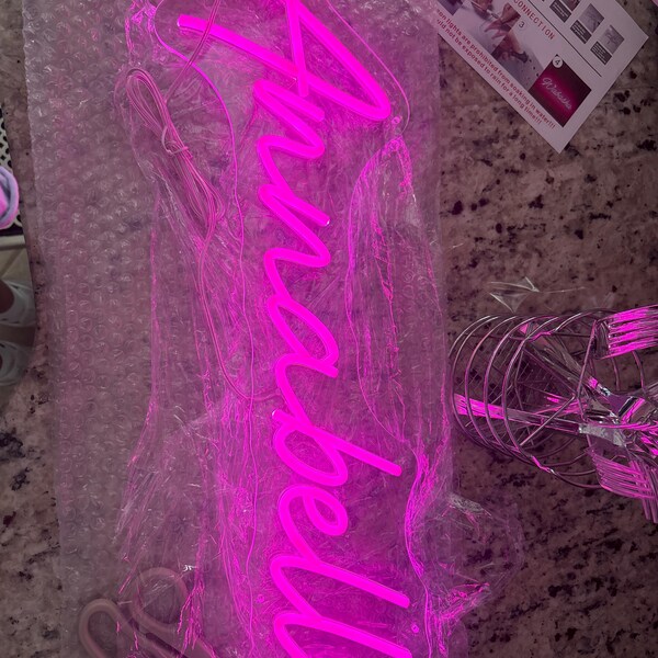 Custom Name Neon Sign, LED Neon Lights, Light up Signs, Personalized ...