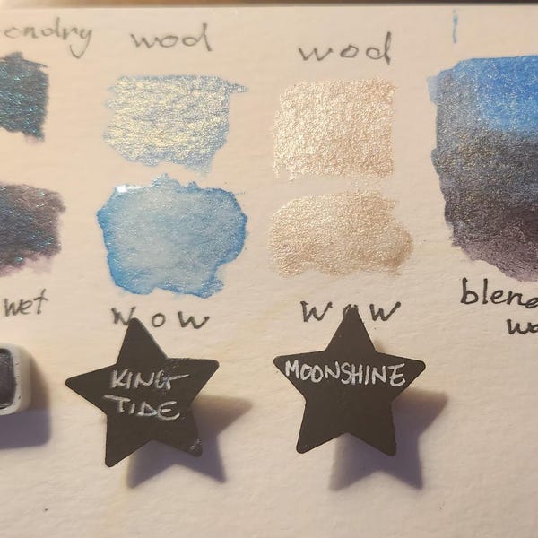 Mythic / Paint Drop Card / Handmade Watercolor Paint - Etsy