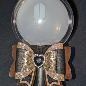 BTS SUGA AGUST D Ribbon Bow Keychain Pendant Light Stick - Etsy