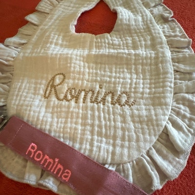 Customize Bibs Special Occasions Embroidered Name Shower Bib Gift ...