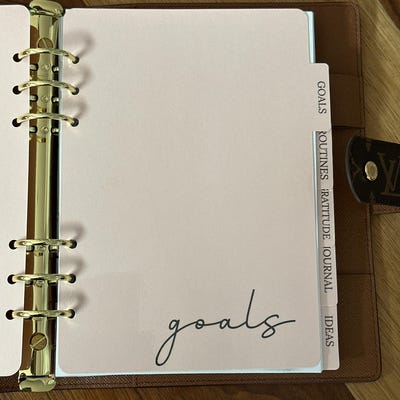 Planner Paper Clip Evil Eye Initial Gold Bookmark for Journal ...