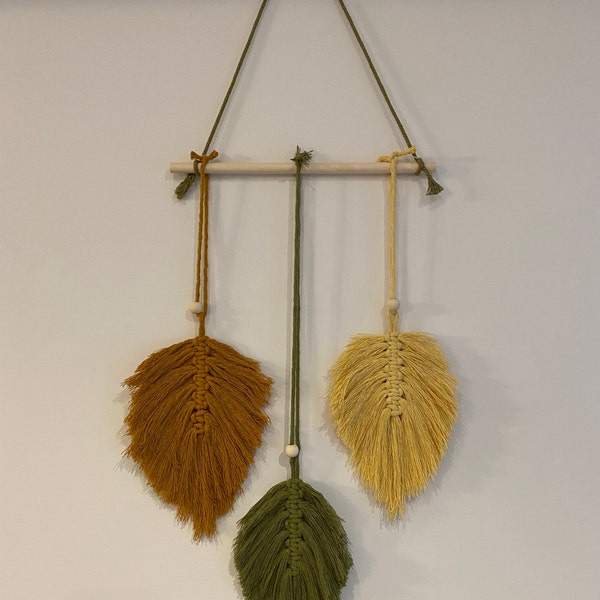 Macrame Kit Leaf DIY. Choose Your Colour - Etsy UK