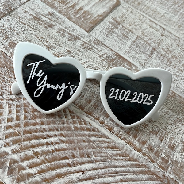 DIY STICKERS for Wedding SUNGLASSES| |wedding Personalised Sunglasses ...