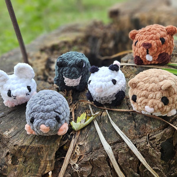 Little Critters No Sew Burrow Buddies Crochet Pattern 7 Pack (toad ...