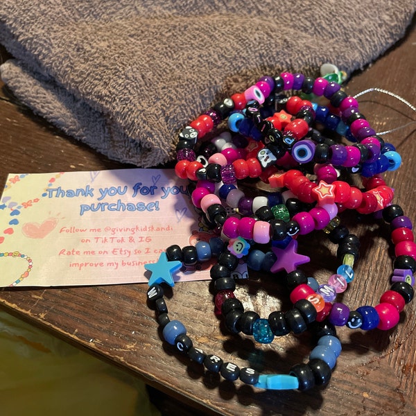 Matching S'mores Friendship Bracelets for Three Best Friends: Chocolate ...