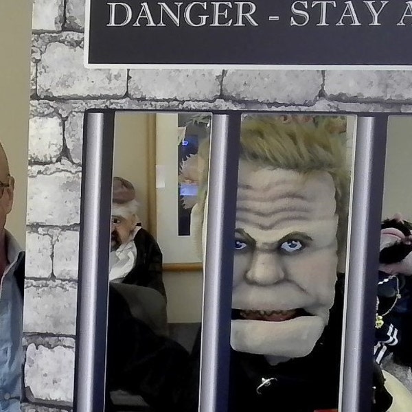 Jail Party Photo Booth Frame, Prison Jail Frame Prop, Police Birthday ...