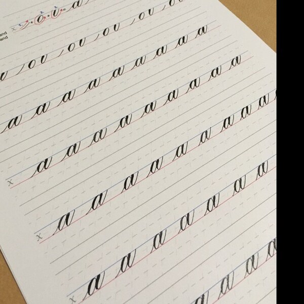 NEW Copperplate Calligraphy Lowercase Letters Workbook - Etsy Canada