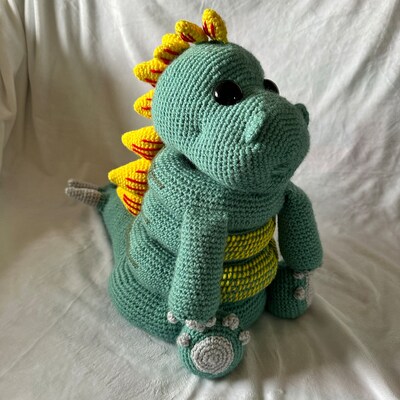 Triceratops and Stegosaurus Dino Stacking Toy Crochet Pattern Bundle ...