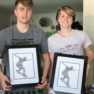 Netball Player Watercolor Print Netball Woman Female Girl | Etsy