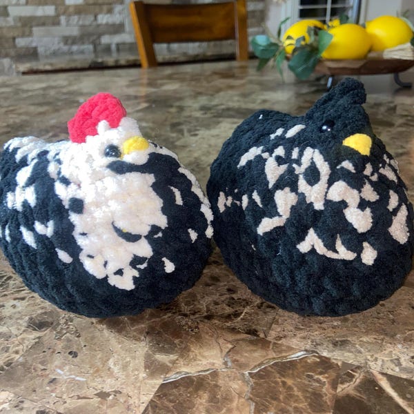 Handmade Crochet Chicken, Completely Customizable - Etsy