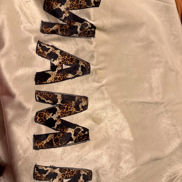 Cowhide Print Alphabet Letters Bundle, Leopard Print, Bleach Western ...
