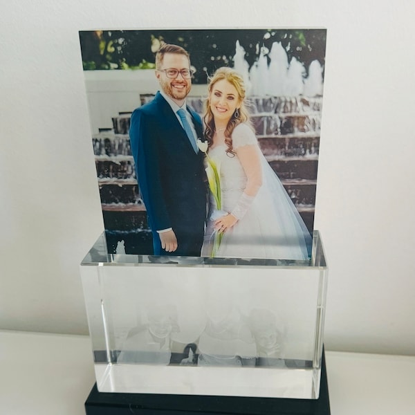 Custom Photo Gift,acrylic Photo Block, Gift for Him,gift for Mom ...