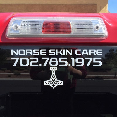 Thor's Hammer Mjolnir Vinyl CAR DECAL Pagan Asatru Norse - Etsy