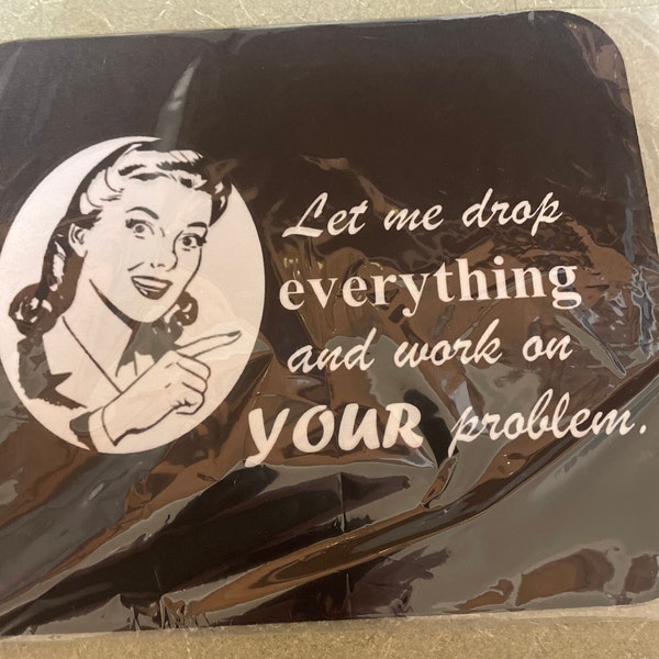 Funny Cute Crafting Computer Desk Mouse Pad. Non-slip Office Hobby ...