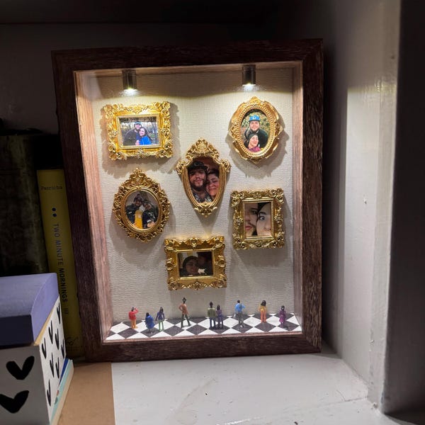 Custom "museum of Us" Shadow Box, Personalized Photo Gift (8x10 Frame ...