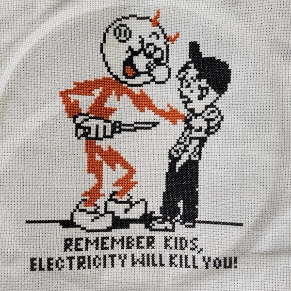 Beetlejuice - Betelgeuse Sign - Cross Stitch Pattern | Instant ...