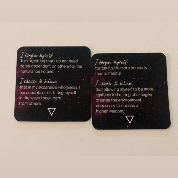 Self Forgiveness Oracle Deck: Masculine + Feminine Edition; Forgiveness ...