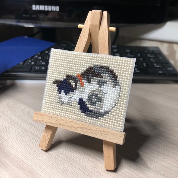 Sleeping Cat Cross Stitch Pattern, Kono Barei Art (PDF Pattern) - Etsy