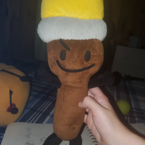 Custom Plush Toy Inspired by Paintbrush From Inanimate Insanity, Toy ...