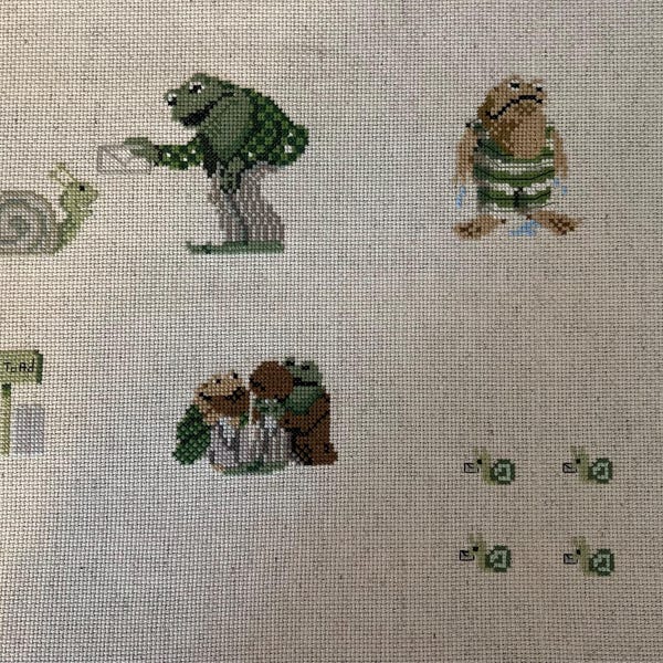 Frog and Toad Cross Stitch Book | Noriko so | English Translation ...