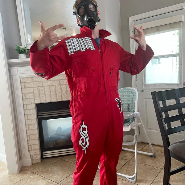 2024 Slipknot Jumpsuit Patches Costume Slipknot Iron on Barcode Patch ...