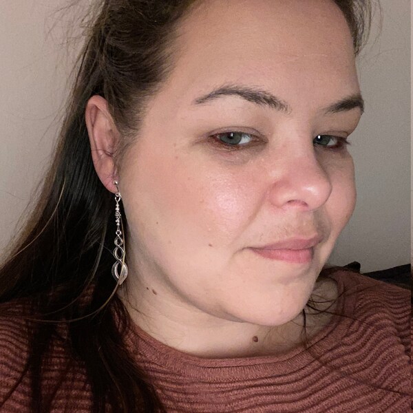 A Pair of Pretty Tibetan Silver Long Dangly Clip on Earrings. - Etsy