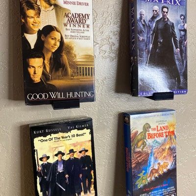 VHS Floating Shelf Wall Mount VHS Display Stand VHS Collection Display ...