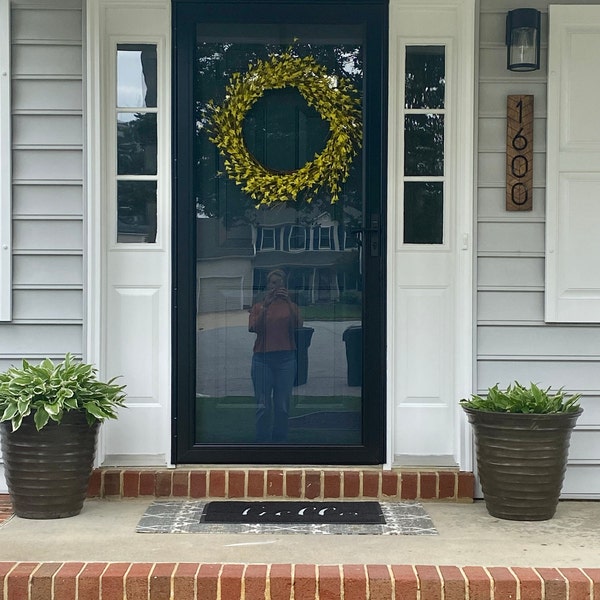 House Numbers, Address Sign, Vertical Outside Sign, Custom Address ...