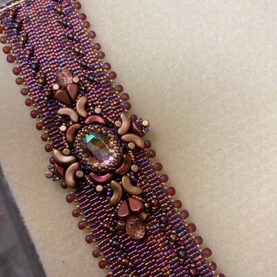 Eloise Pendent Pattern, Pattern With Arcos Bead, Handmade Pendent ...