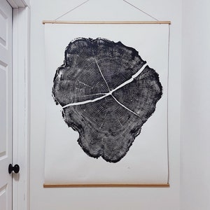 Giant Redwood Tree Rings 3x6 Feet Tree Ring Print Huge Wall | Etsy