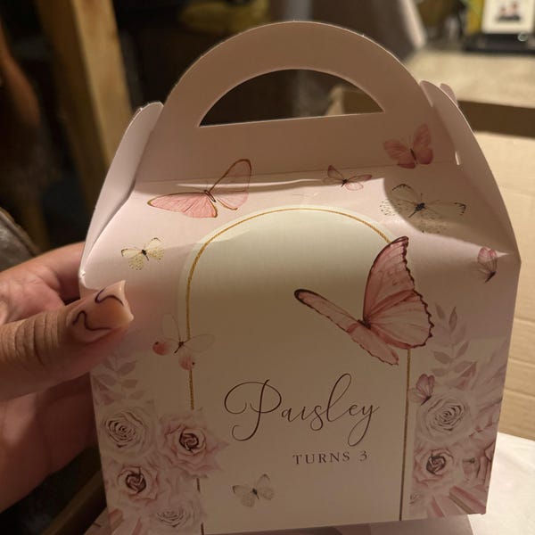 WILDFLOWERS Floral Wedding Favour Boxes Hen Party Bridal Shower Gift ...