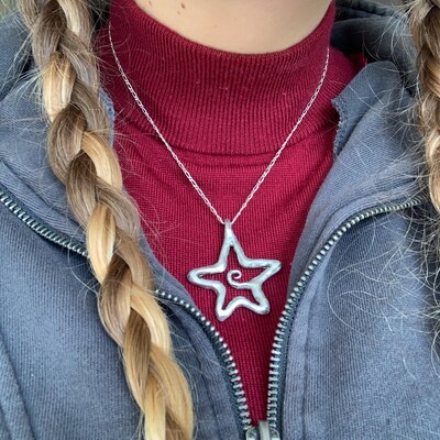 Y2k Grunge Cyber Spiky Heart Necklace, Goth Alt Jewelry, Statement ...