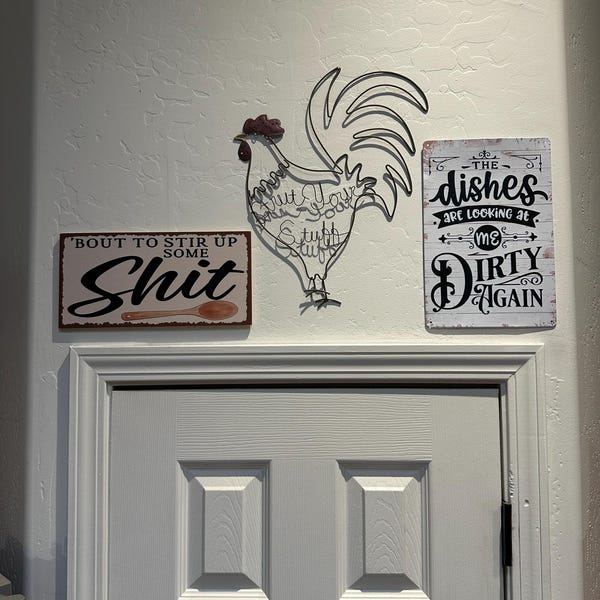 Bout to Stir up Some Shit, Kitchen Sign, Kitchen Decor, Kitchen Humor ...
