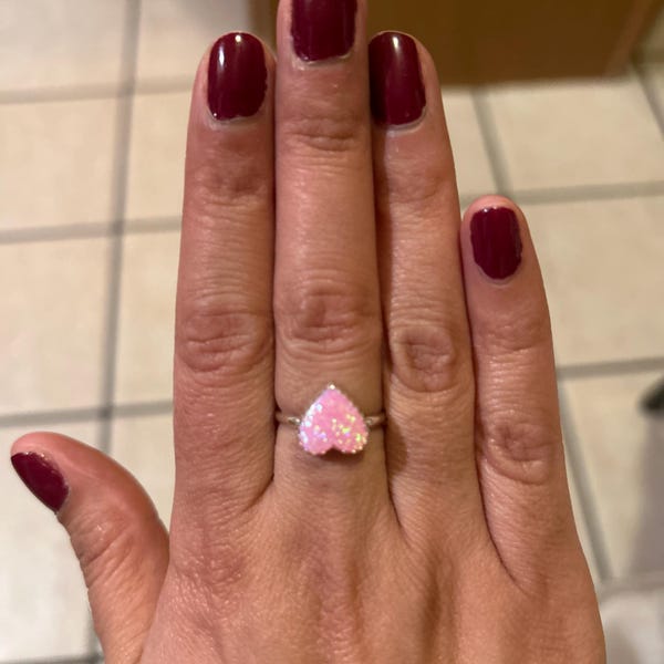 Oval Pink Conch Shell Ring/sterling Silver Queen Conch Shell Ring/conch ...