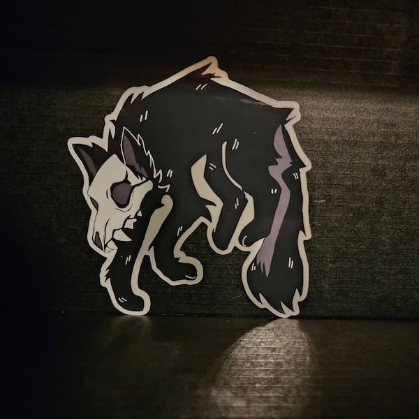 Crow Logo Sticker - Etsy