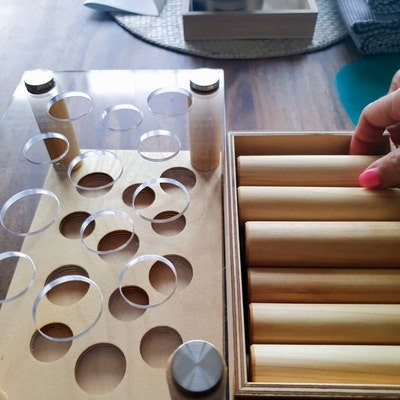 Depth Perception Pegboard Set, Fine Motor Skill Toys, Hand-eye ...