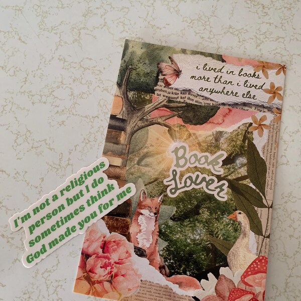 Dinosaur Holding Book Stack Sticker, Cute Bookish Stickers, Kindle ...