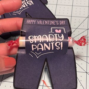 Smarty Pants Kids Valentines, Smarties Candy, Funny Treat for Kids to ...
