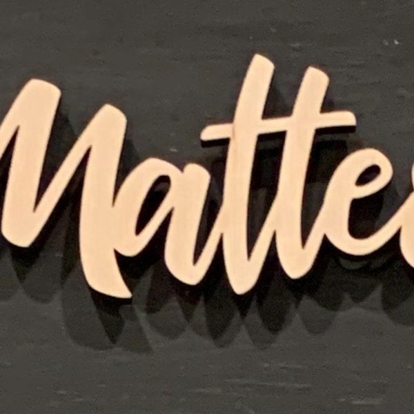 Wooden Letters Personalized Name Wood Design Cut Out Any Font Name ...