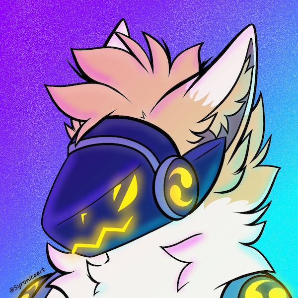 Fursona Coloring Page Pfp Icon Base Furry Digital Download DIY YCH .PSD ...