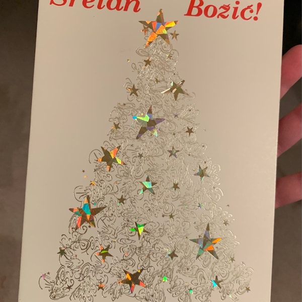 Angel's Greetings Croatian Christmas Notecard - Etsy