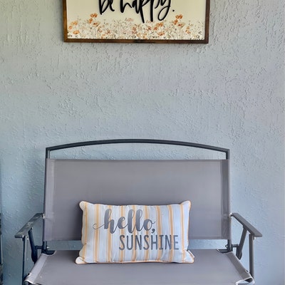 Spring Farmhouse Sign Wildflowers Wood Sign Inspirational - Etsy