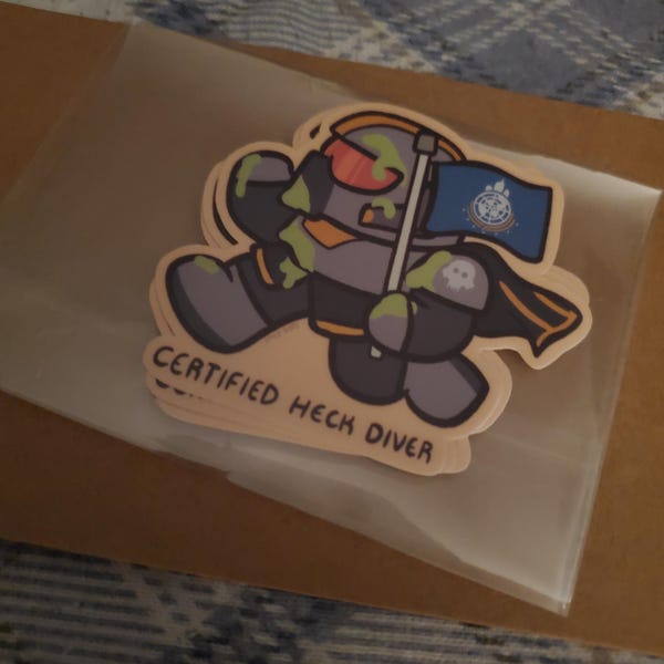 Certified Heck Diver - Helldivers 2 Cute Funny Sticker - Etsy